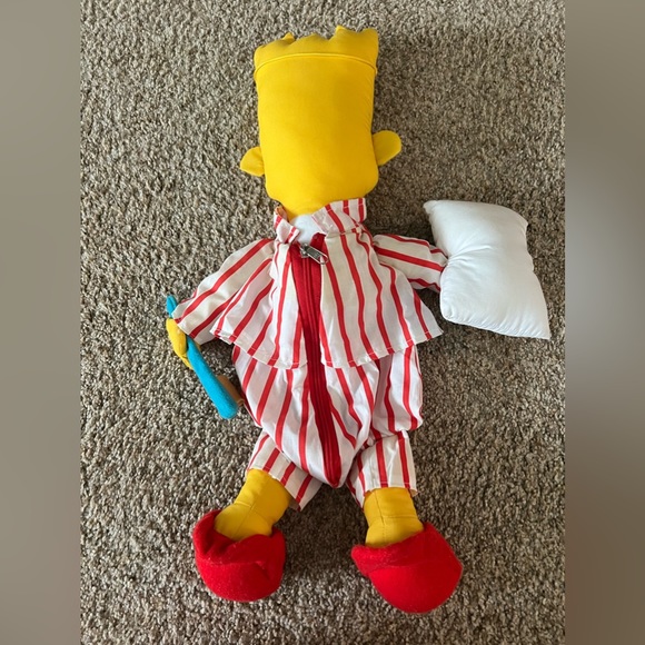 Simpsons | Toys | Vintage Bart Simpson Pajama Bag 99 | Poshmark
